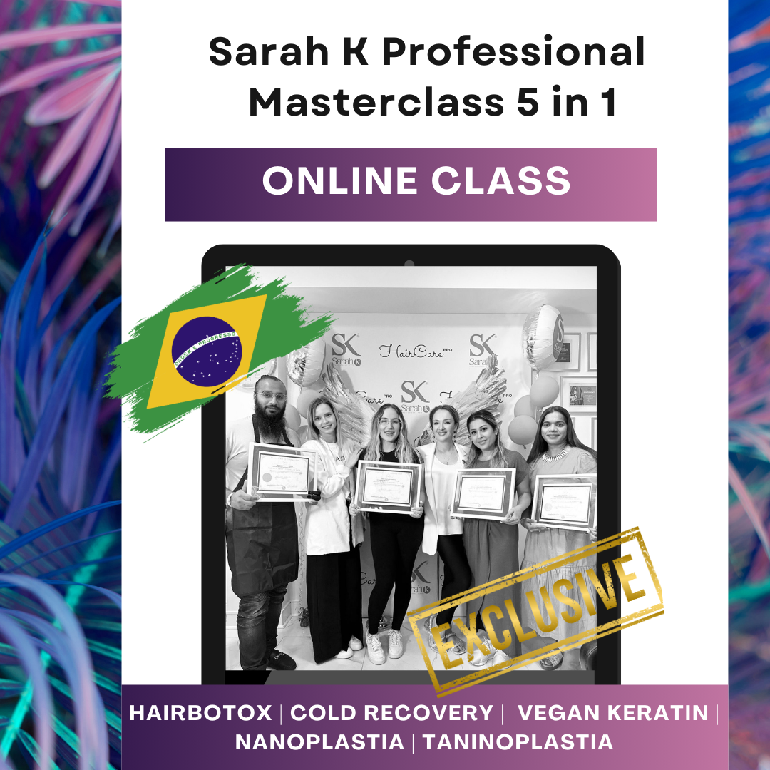 Professional Hair Treatment Training: Sarah K Masterclass 5 in 1 - Onl